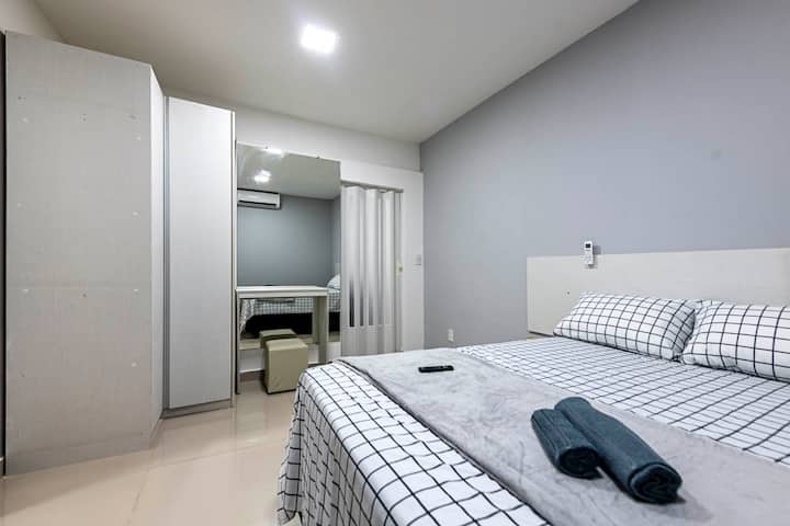 07, Loft Casal Com Ar Condicionado Quente E Frio ! - Sorocaba