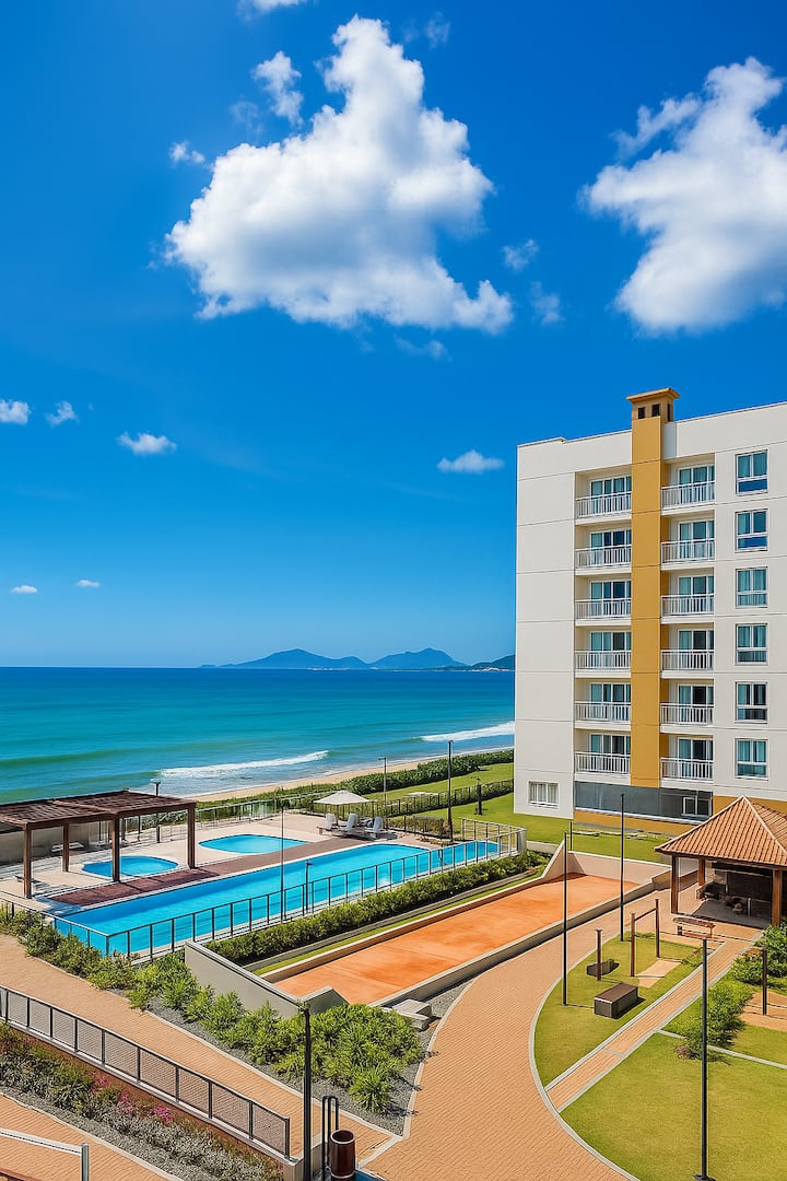 Apt Incrível Em Cond Club Frente Mar 06x S/ Juros - Barra Velha