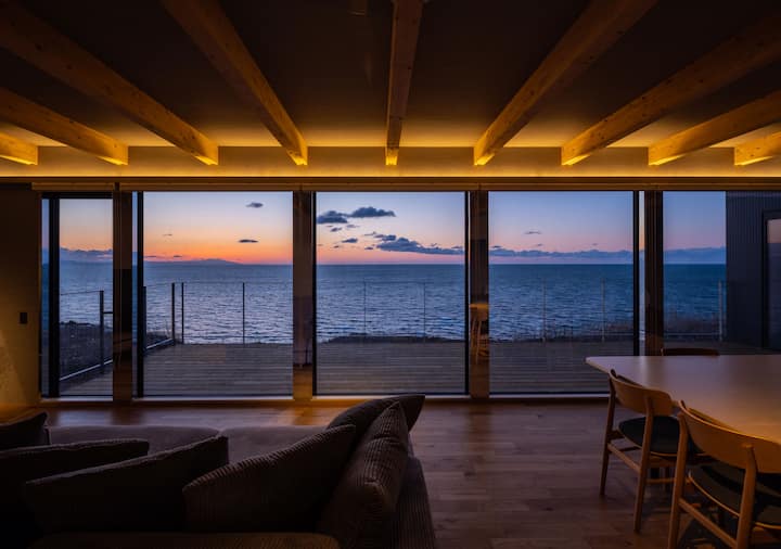 Cliffside Villa With Oceanview/1 H To Sapporo/ski - Ishikari