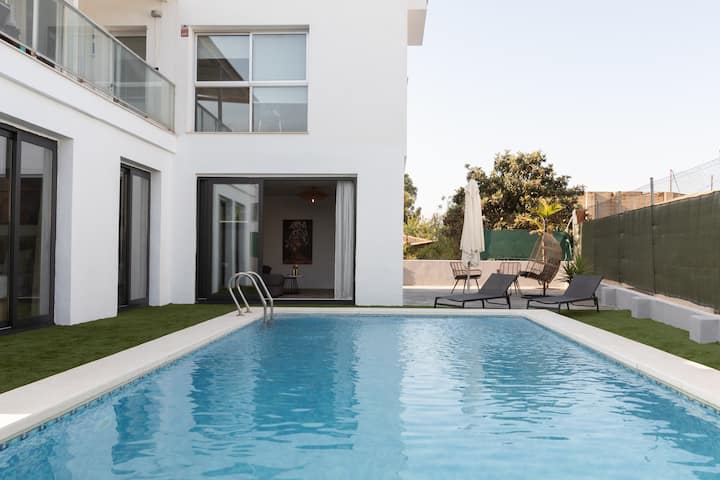 Casa Blanca - Villa Con Piscina - Cheste