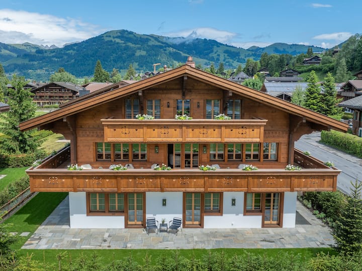 Luxury 6br Chalet In Gstaad - 格施塔德