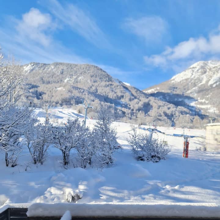Ski Aux Pieds • Vue Pistes • Sud • Cocoon 6 Pers - Serre Chevalier