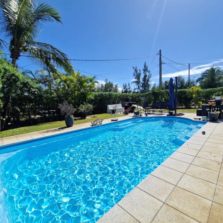 Grand Logement D'art 2 En 1 à Boucan Canot Plage - Saint-Gilles les Bains