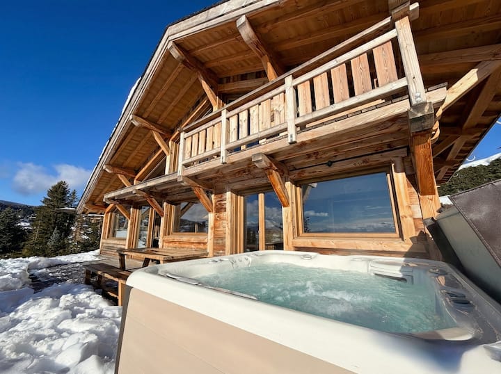 Splendide Châlet Neuf Avec Vue Et Jaccuzzi - Font-Romeu-Odeillo-Via