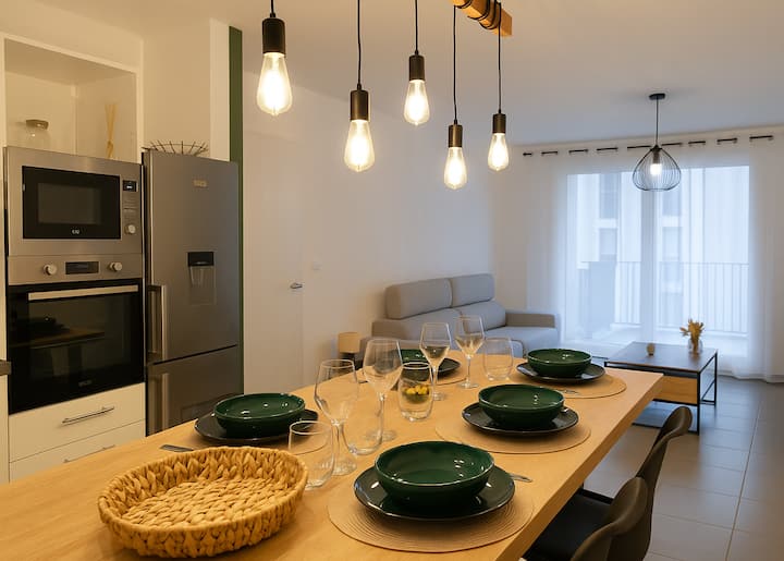 T3 Moderne/parking&terrasse à 5 Min De Montpellier - Saint-Jean-de-Védas