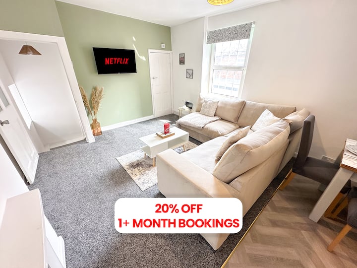 Modern 2-4 Beds - Contractors - 20% Off Long Stays - Morpeth