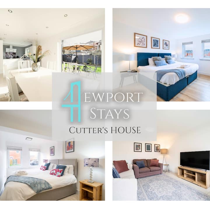 Cutters House*sleeps 9*groups*contractors*parking - Newport