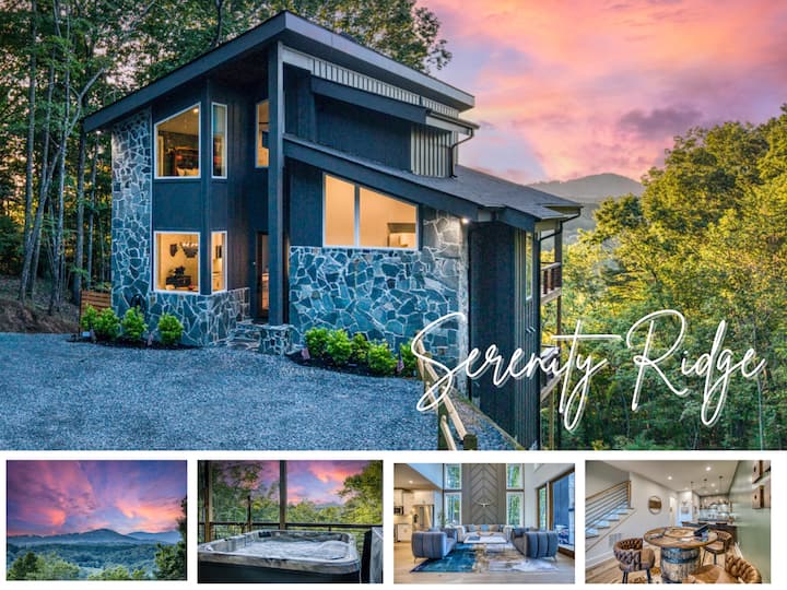*New* Ultramodern|evcharger |Mountainviews |Hottub - Georgia