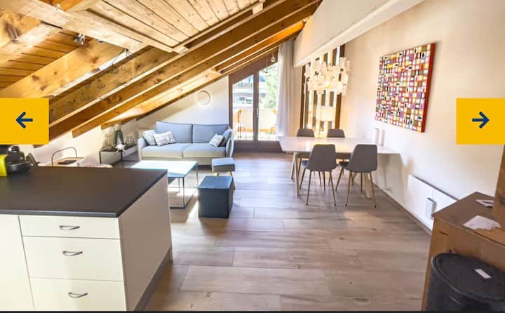 Charmant Appartement Sous Les Toits - Vercorin