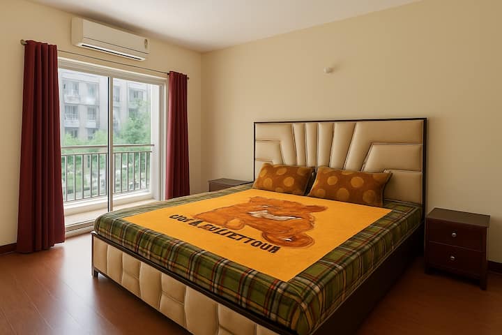 Couple Friendly Room With Ac And Private Wnd View - Ghaziabad