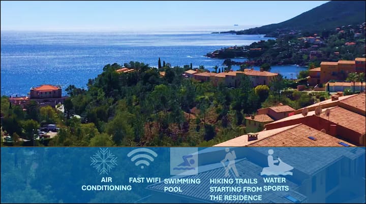 T3 6 Pers. Vue Mer éPoustouflante All Inclusive - Théoule-sur-Mer