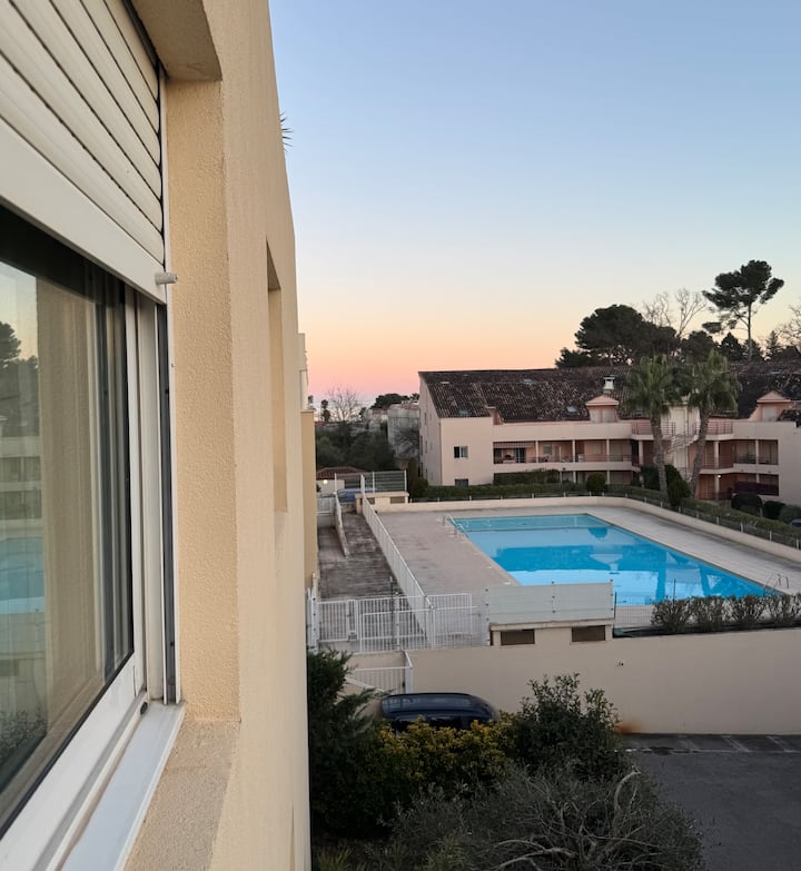 Sun & Pool Studio 23m2 - Villeneuve-Loubet