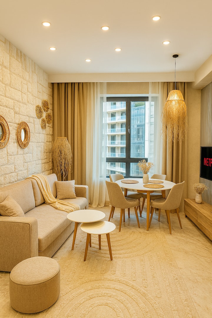 • Stylish & Peaceful • Boho Chic Flat - Bakou