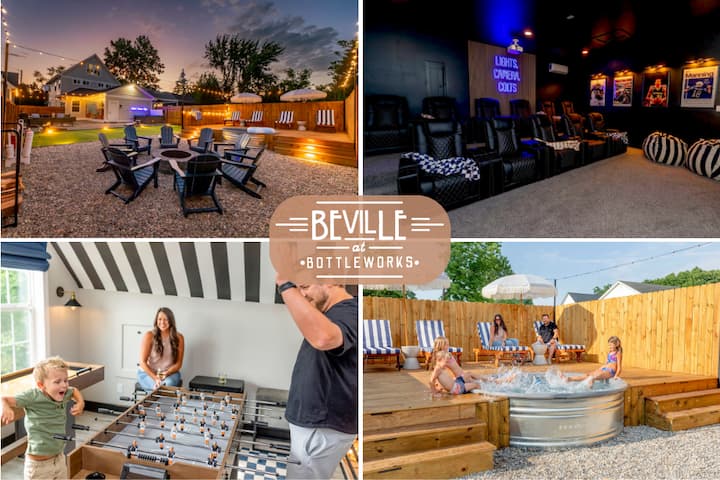 Private Cinema + Cowboy Pool, Putt Putt, Arcade - 인디애나폴리스