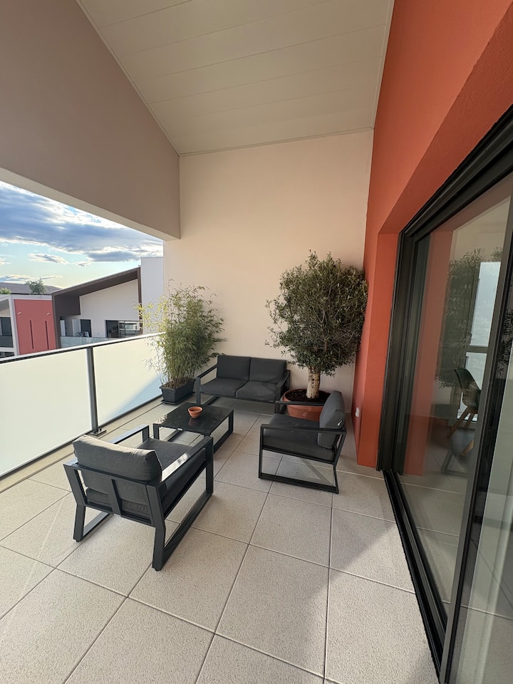 T3 Lumineux & Climatisé/ Loggia/2 Places Parking - Lattes