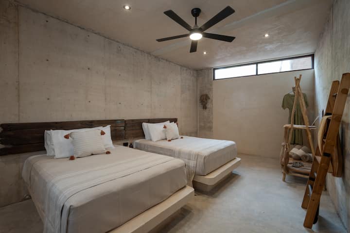 Boho-chic Suite, Steps To The Beach @ Casa Coyote - Holbox