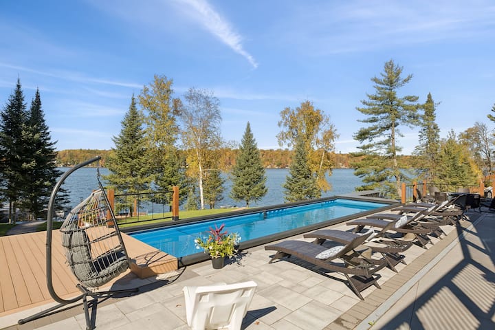 Sleeps 40 | 9br/9ba Cabin On Long Lake - Wisconsin
