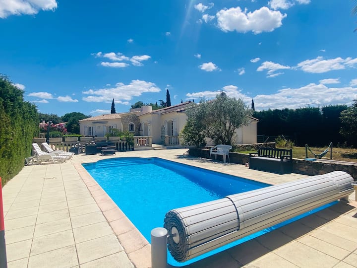 Villa Familiale De Charme Avec Piscine - Lézignan-Corbières