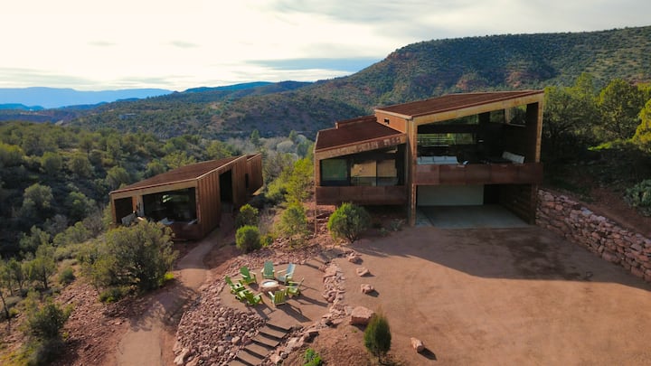Two Architect Homes - Private Desert Compound - Sedona, AZ