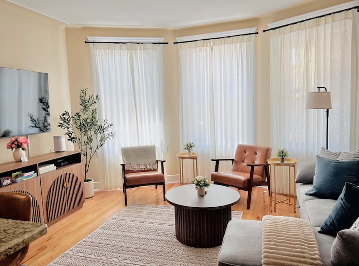 Stylish 2b2b Retreat•20 Min Metlife•patio•fire Pit - Jersey City, NJ
