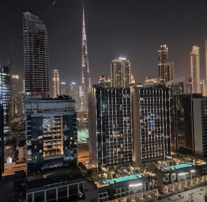 Burj Khalifa Light Show,15 Mins Walk To Dubai Mall - Dubai