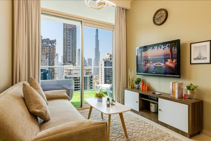 2br-full Burj Khalifa View, Near Dubai Mall - Dubai