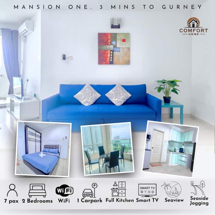 2br Seaview Retreat @Mansion1 - George Town