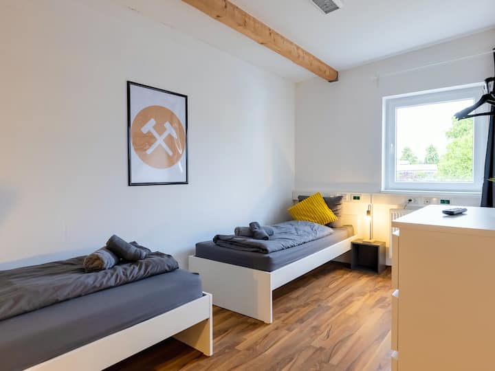 Xxl 5 Br Apartment Für 10 Pers - Bochum