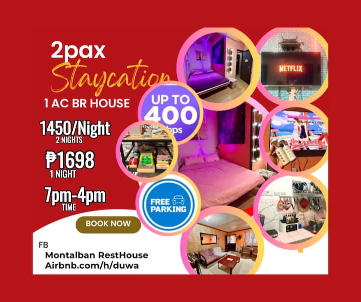 2pax Netflx Parking 400mbps Cozy Quiet Selfcheckin - San Mateo