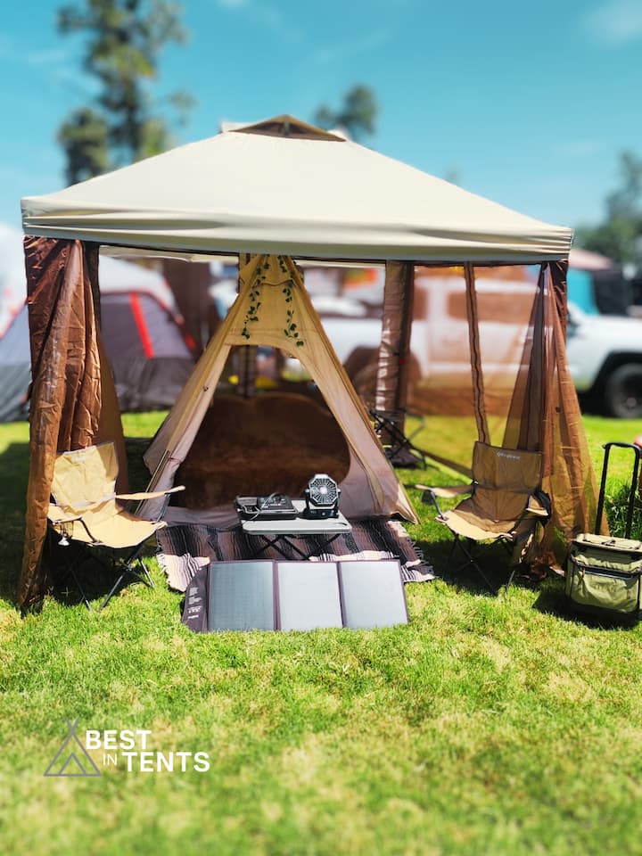 Hulaween Fully Loaded Glamping Package! - Jasper, FL