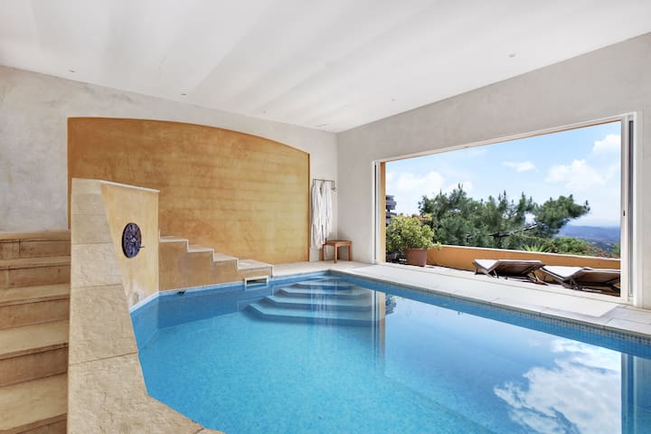 Vue Mer Piscine Intérieure - Hyères
