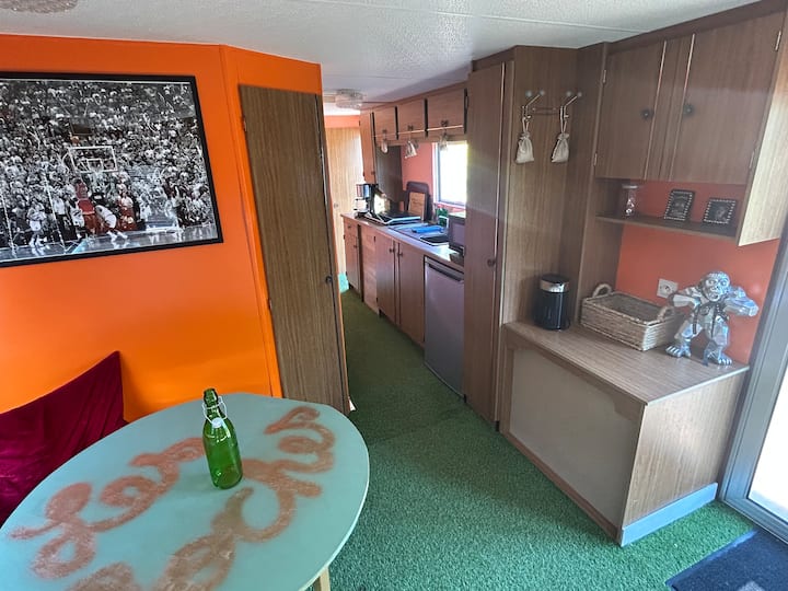 L'orangeade Mobil Home Relooké - Luc-sur-Mer