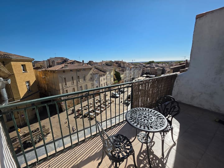 Studio Climatisé Avec Terrasse - Aix-en-Provence