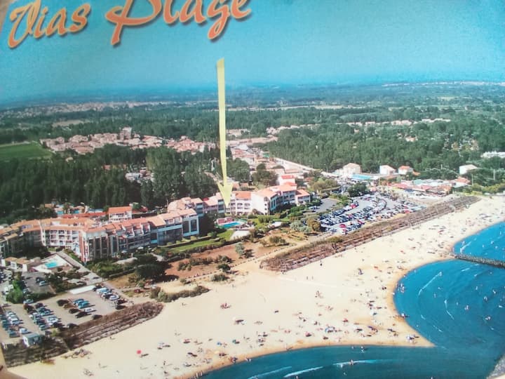 Apt  T3 Vias Plage - Vias