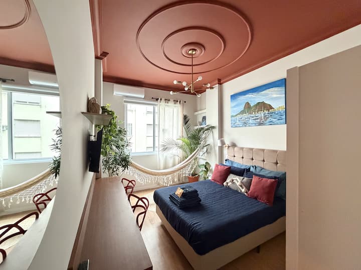 Designer Apt 2 Min Copa Beach Posto 5 Security 24h - Ipanema