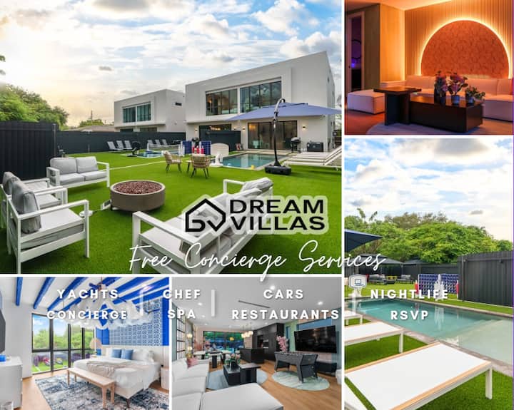 Beautiful 2 Villas, 2 Pools, Huge Backyard, Grill - マイアミ