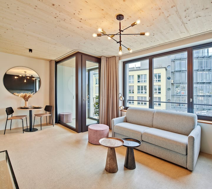 Modern 1 Bed, Eco-friendly & Sustainable Residence - Lucerne