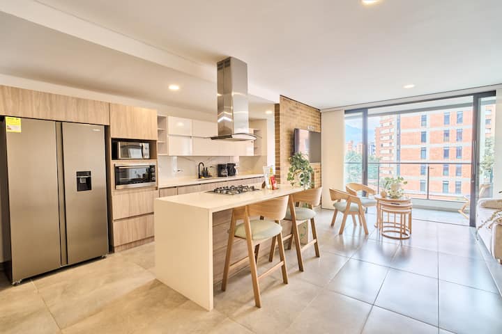 Peaceful Stay By Parques Del Río, Laureles With Ac - Medellín