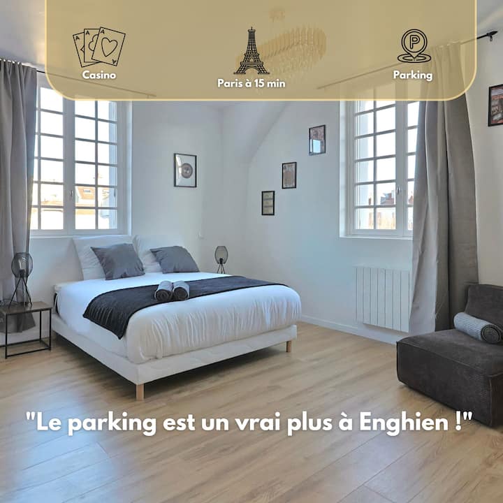 Grand Studio • Enghien Gare • Lac & Casino à Pied - Enghien-les-Bains