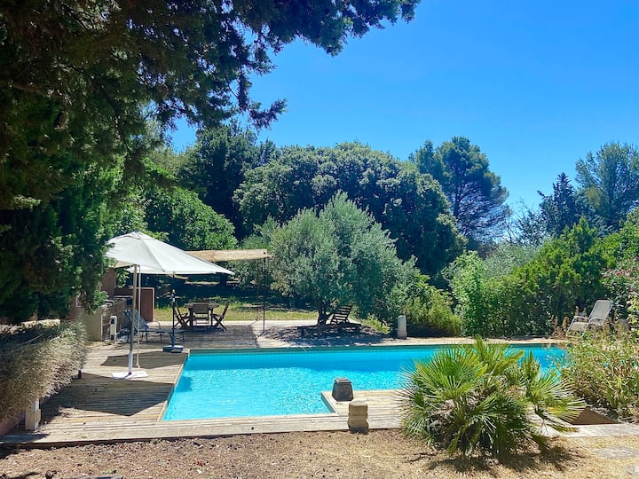 Lubéron. Villa De Charme Avec Piscine (Et Clim!) - La Roque-d'Anthéron