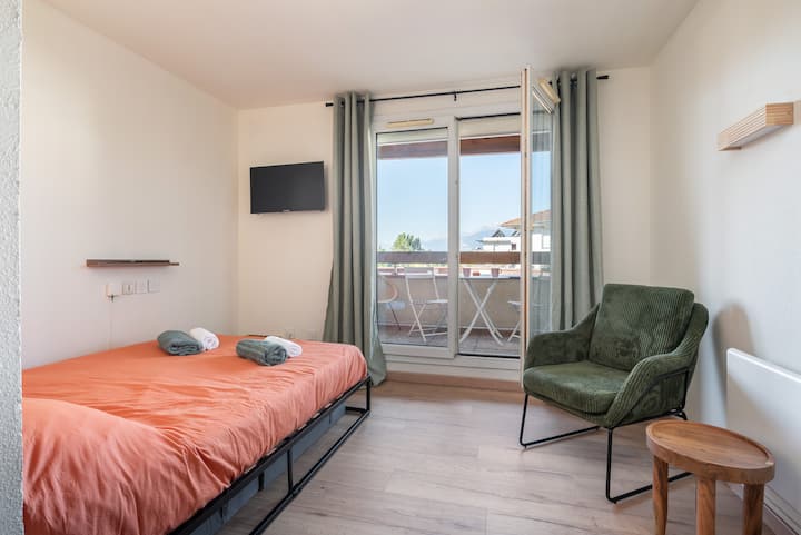 Studio Avec Terrasse Et Parking - Meylan