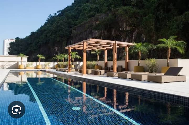 Ap. Aconchegante Com Spa, Piscina E Jacuzzi - Santos, Brasil