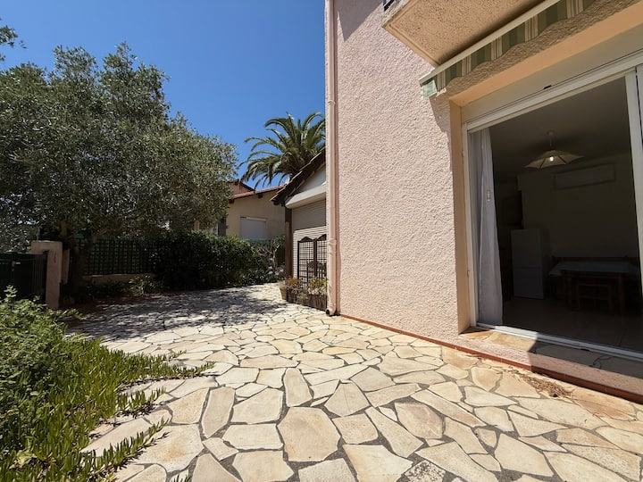 Rez-de-jardin, Ã 100m De La Mer - Saint-Cyprien