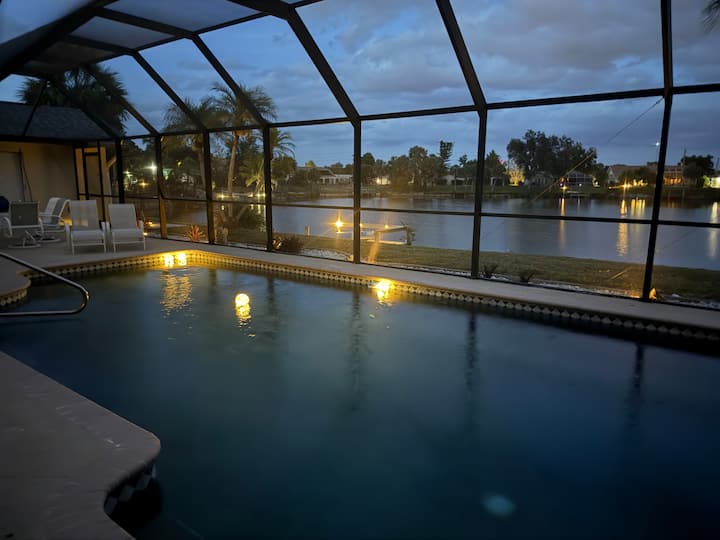 Waterfront Oasis/heated Pool, Fishing And Boating - Port Charlotte