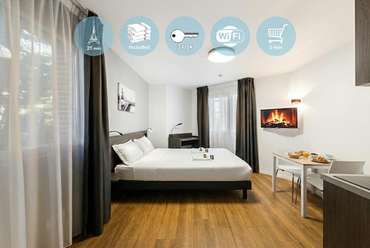 Cozy Marne - Comfort Studio - Quick Access To Paris - Nogent-sur-Marne
