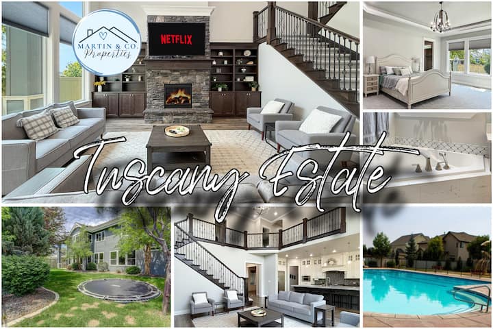 Tuscany Estate – 5 Kings • Luxury Group Retreat - Idaho (State)