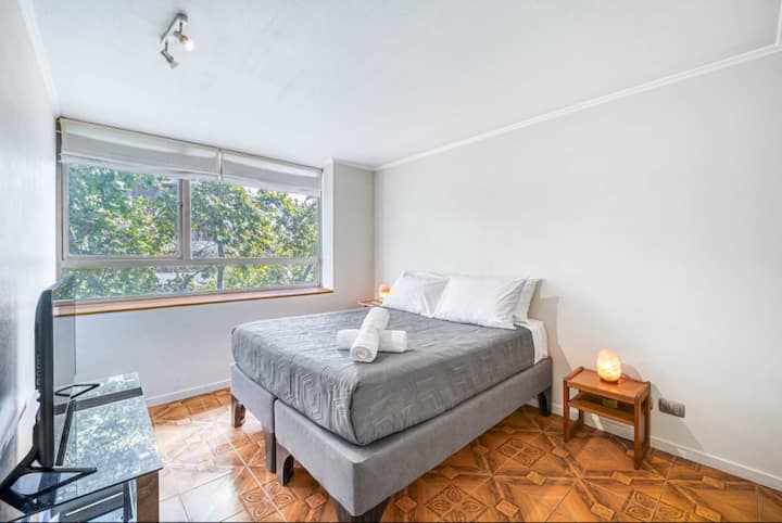 Apartamento Amplio Y Luminoso - Parking & Wi-fi - Providencia