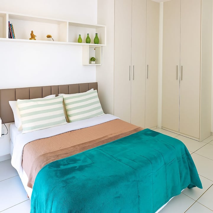 Apê Confortável E Funcional No Centro Com Ar/ Vaga - Boituva