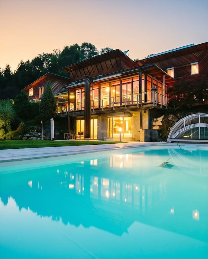 Alpine Sunlight Villa – Ideal Für 8 Gäste - Villach