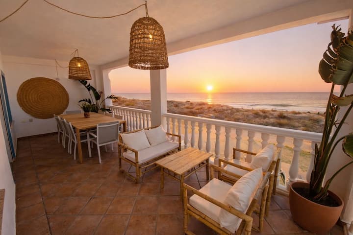 Villa Amanay Primera Línea Playa + Piscina Privada - Oliva